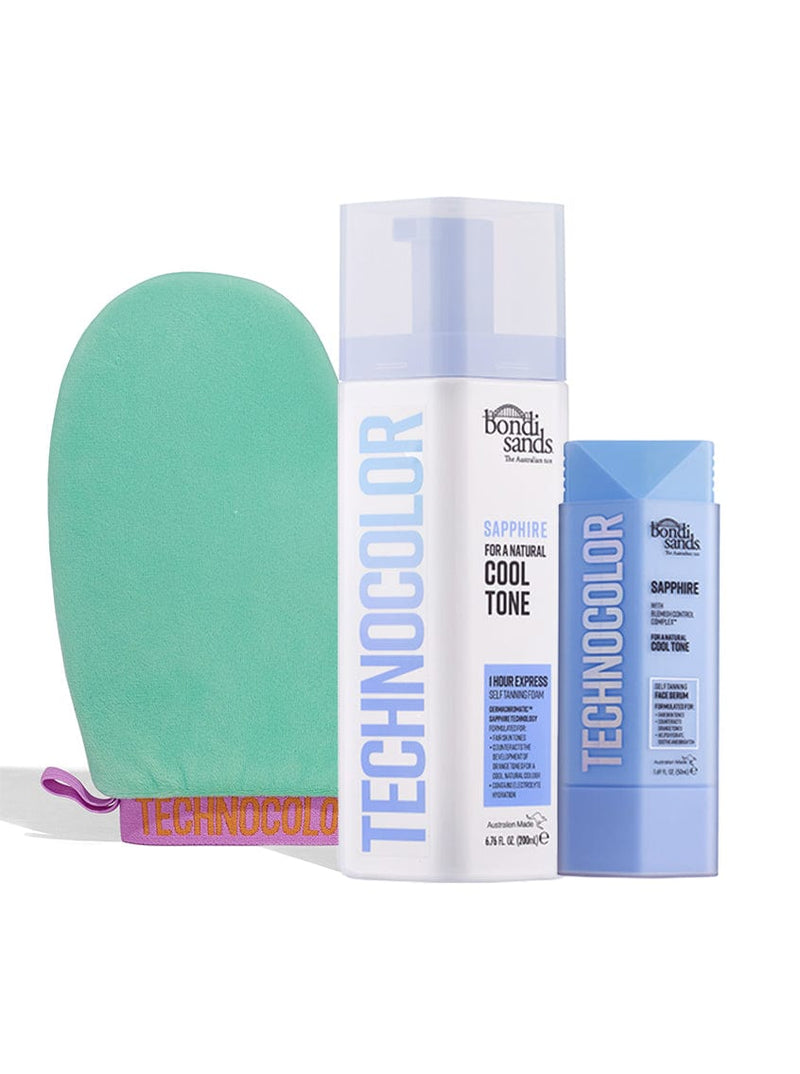 Technocolor Sapphire Bundle - Tan for Fair Skin Tones - Bondi Sands USA