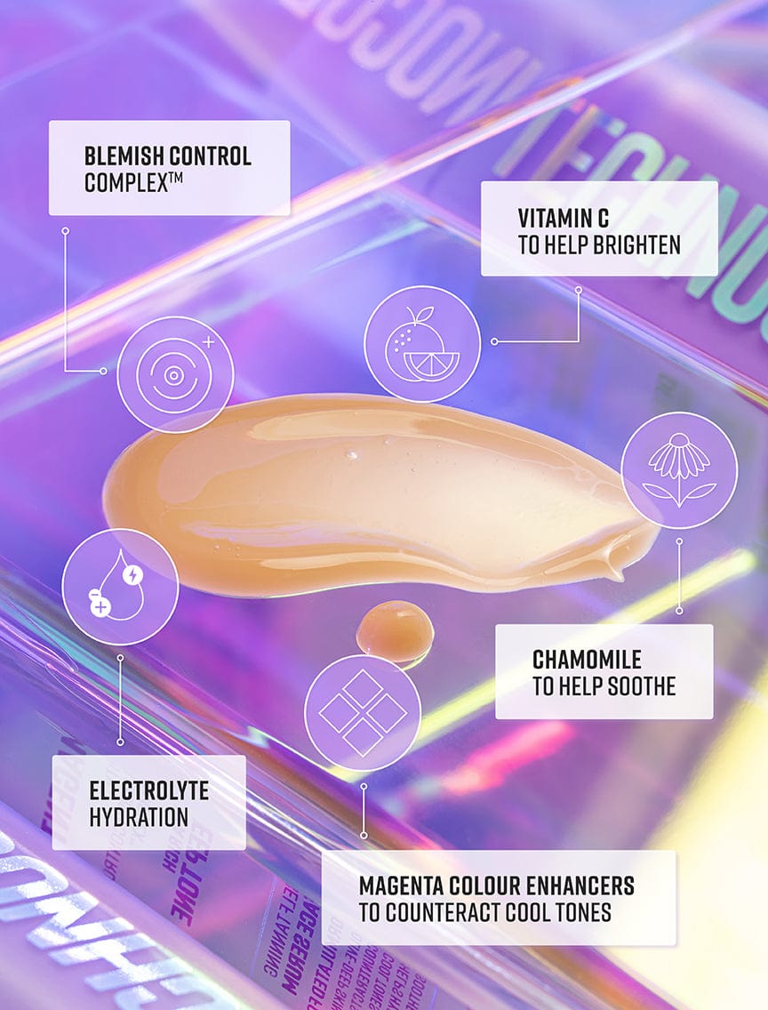 Technocolor Magenta Self Tanning Face Serum - Face Tan - Bondi Sands USA